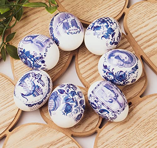 QG group Decorative Easter Egg Wraps Russian Icons Religious Orthodox Dying Kit Dye - Set Ukrainian Kit Sleeve Heat Shrink Wrap Pysanka Pysanky Supplies 21 Pcs in Pack