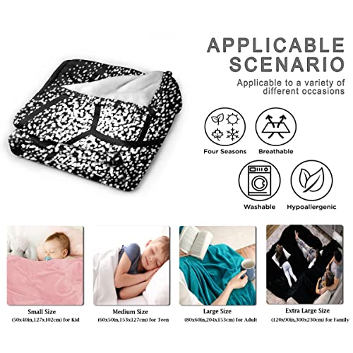 Volleyball Throw Blanket - Super Soft Flannel Fleece Blanket for Gifts,Bedding Quilt Home Decor for Couch Sofa Bed All Season 80x60 Inches for Adults