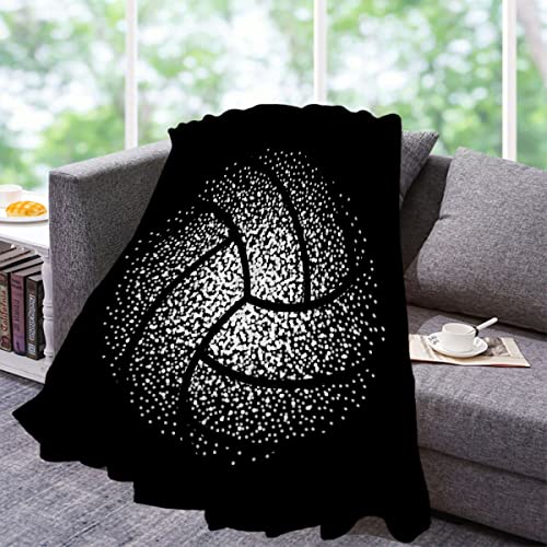 Volleyball Throw Blanket - Super Soft Flannel Fleece Blanket for Gifts,Bedding Quilt Home Decor for Couch Sofa Bed All Season 80x60 Inches for Adults