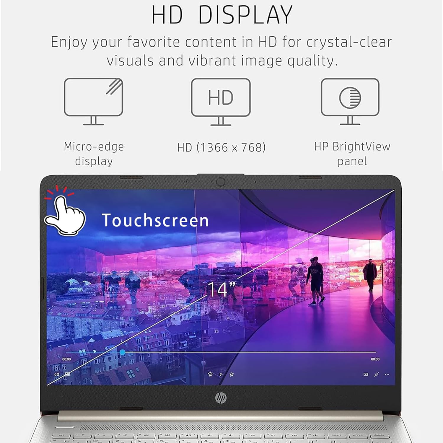 HP Chromebook X360 12-Inch HD+ Touchscreen Laptop, Intel Celeron N4000, 4. GB SDRAM, 32 GB eMMC, Chrome (12b-ca0010nr, Ceramic White)