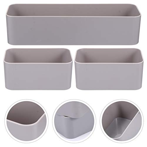 3Pcs Wall Mounted Remote Control Holder Floating Organizer Stick On Wall Shelf Non-Drilling Bathroom Storage Brackets Ledge Shelf
