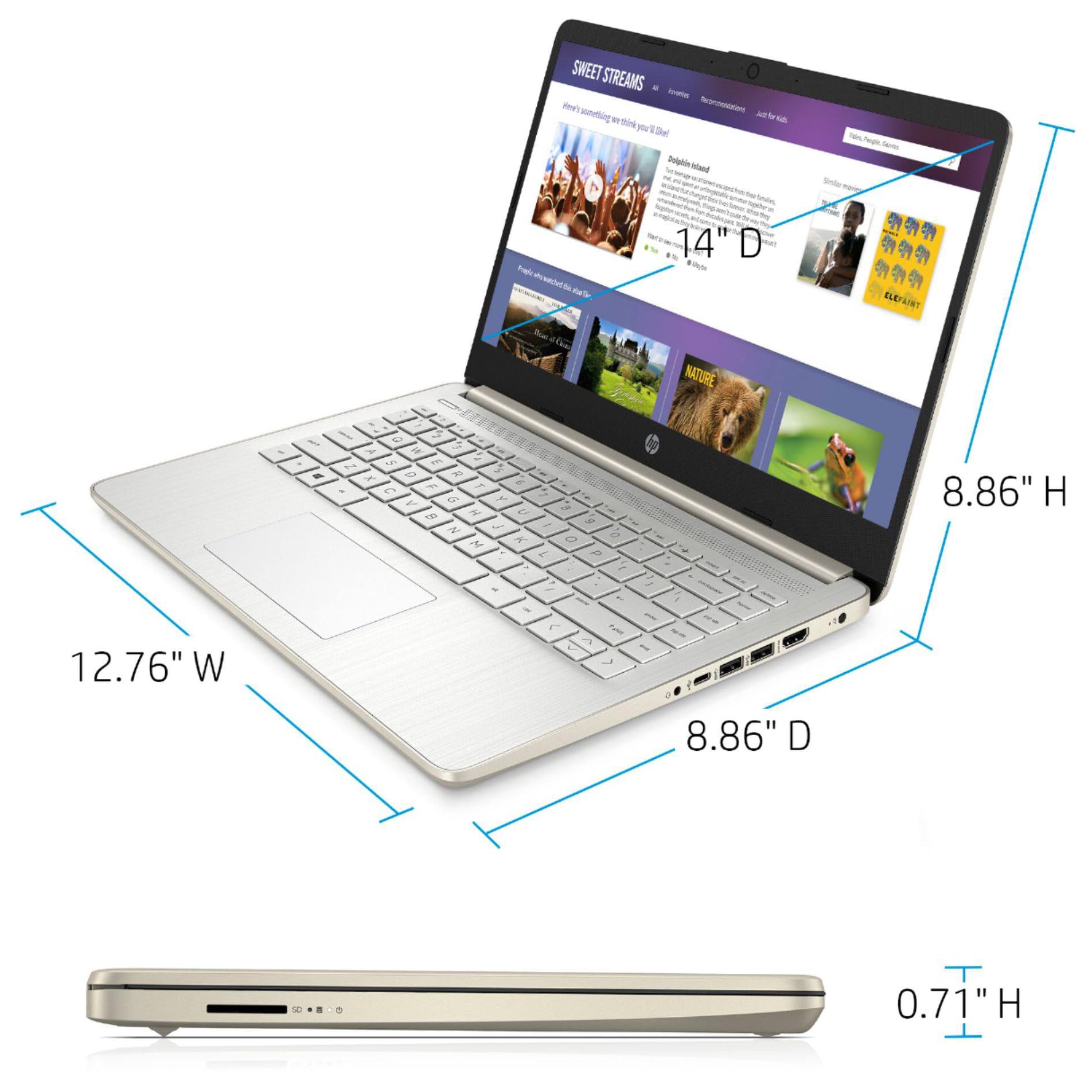 HP Chromebook X360 12-Inch HD+ Touchscreen Laptop, Intel Celeron N4000, 4. GB SDRAM, 32 GB eMMC, Chrome (12b-ca0010nr, Ceramic White)
