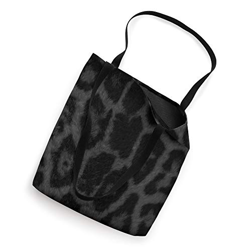 Black Leopard Print - Cool Black Cheetah Pattern style Tote Bag