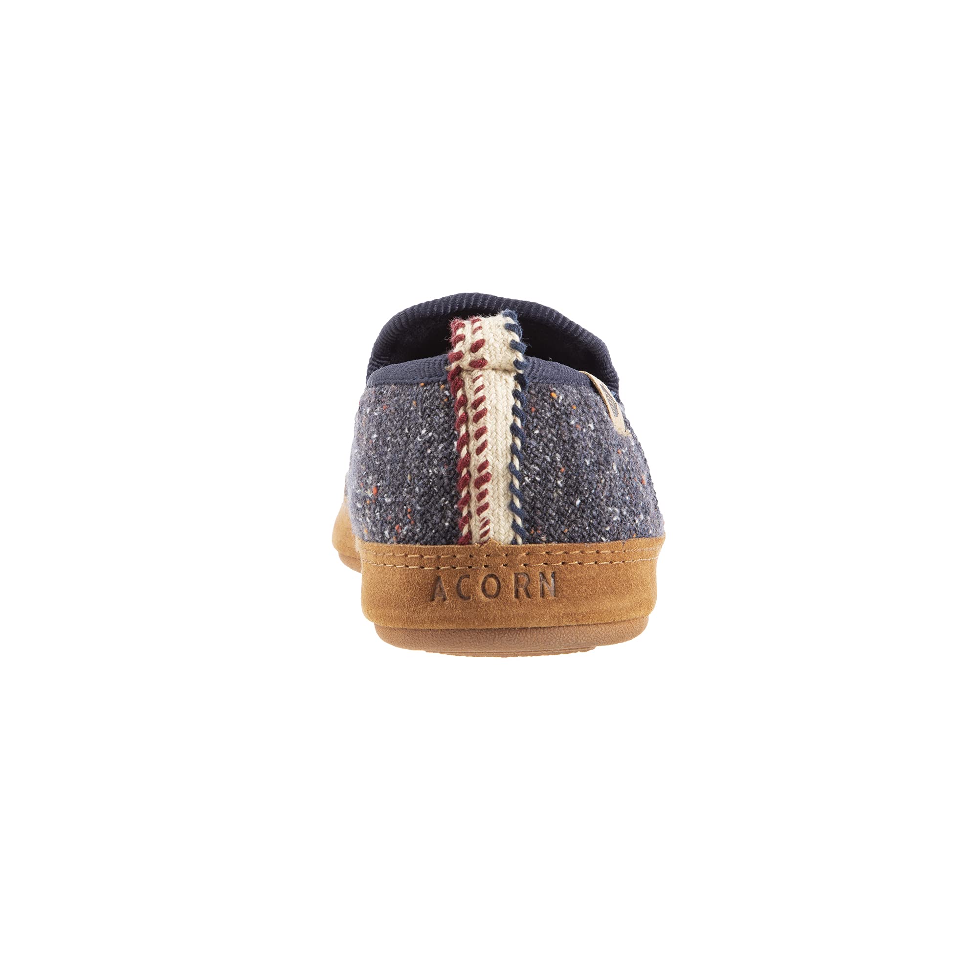 Acorn Men's Lightweight Bristol Loafer with Tweed Upper and Ultralight Cloud Cushioning Slipper, Navy Blue, 10.5-11.5
