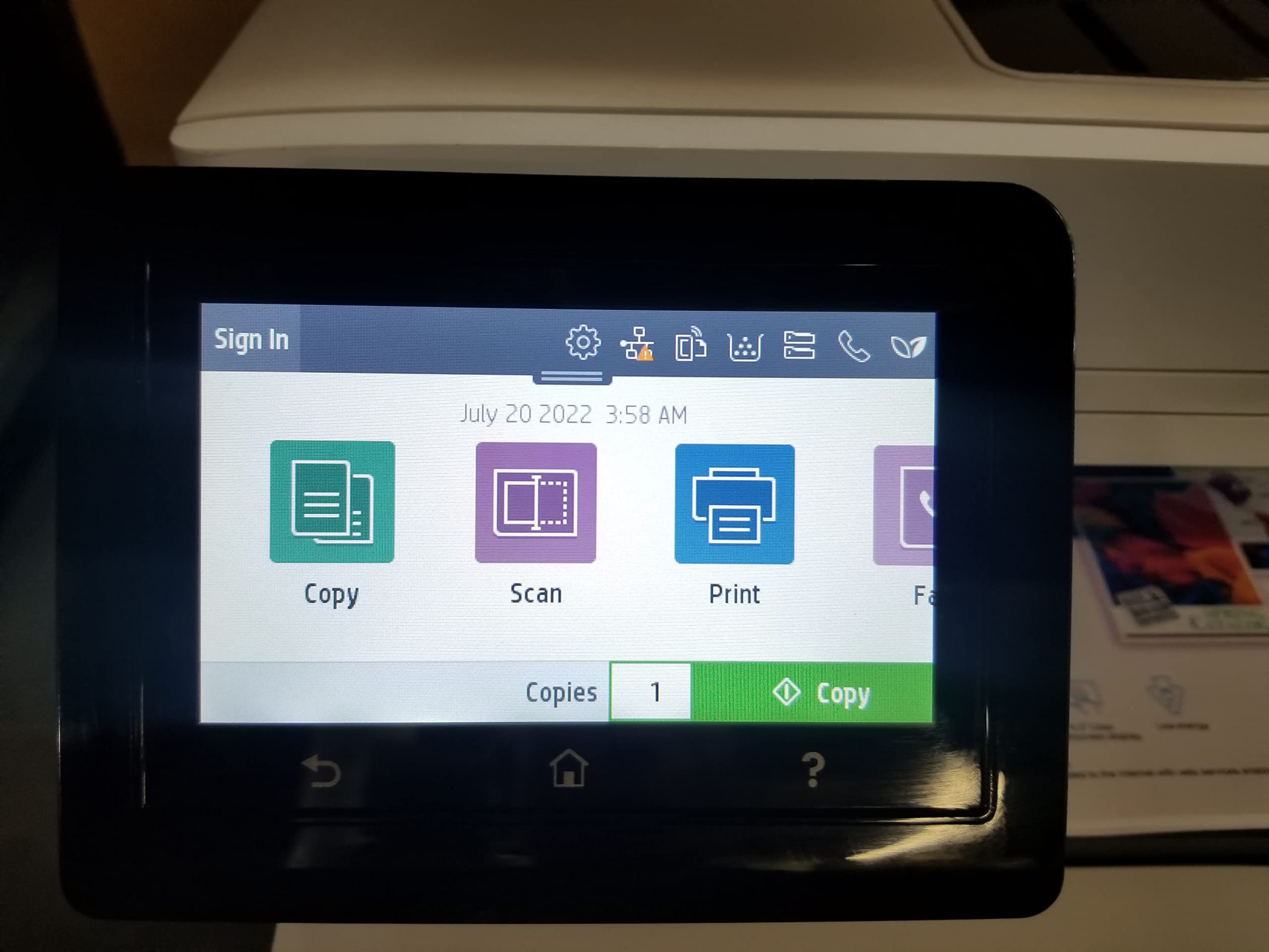 HP Color Laserjet Pro MFP M479fdn Printer, White (Renewed)