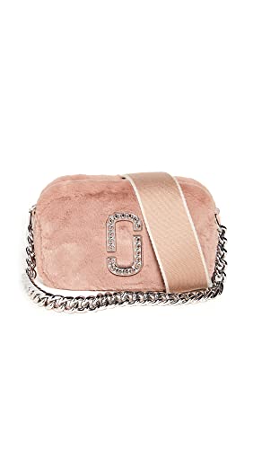 Marc Jacobs Women's The Plush Snapshot, Fluffy Rose, Pink, One Size