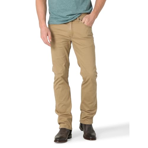 Wrangler Authentics Men's Slim Fit Straight Leg Jean, Acorn, 36W x 30W