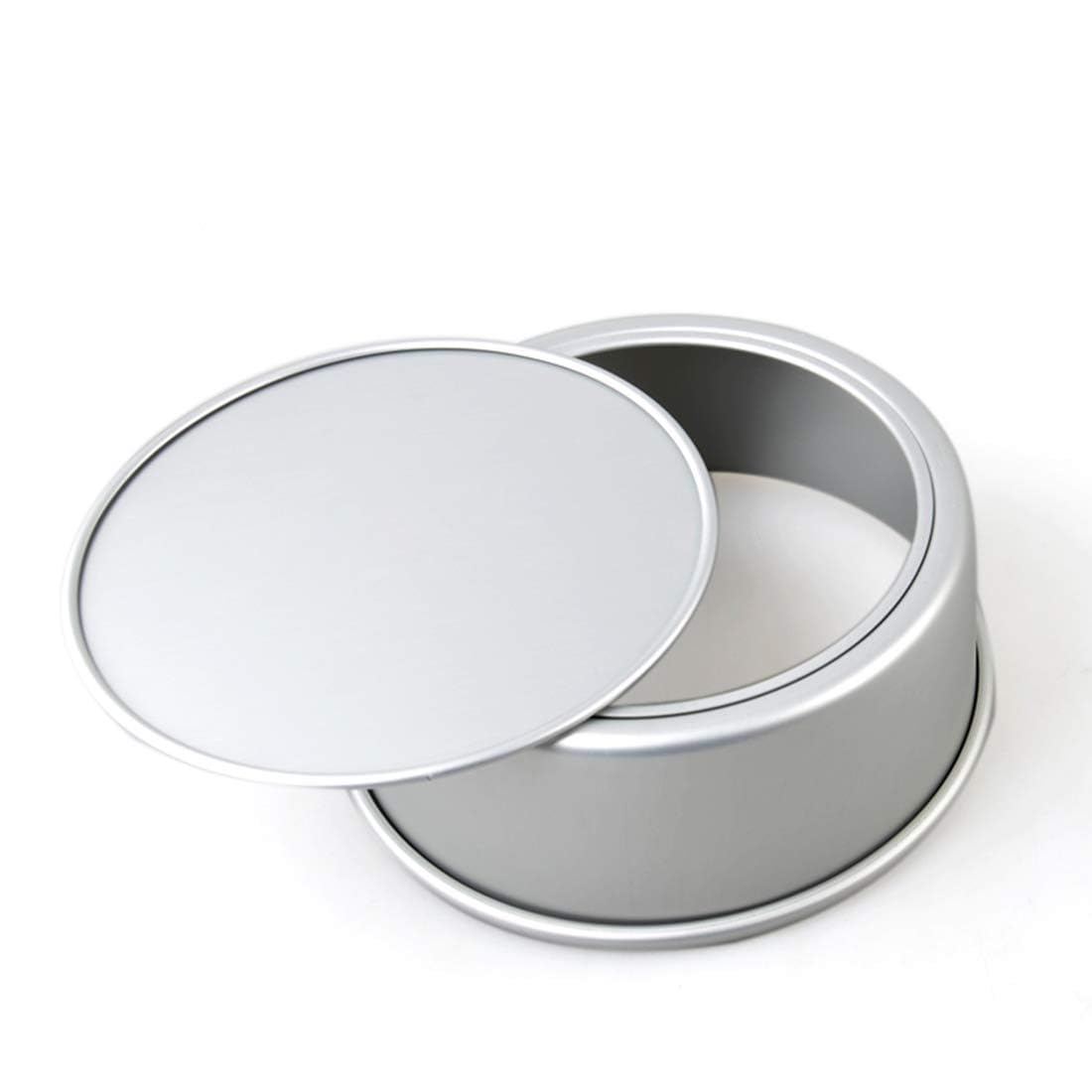 Tosnail 2 Pack 9" x 3" Round Aluminum Cake Pan with Removal Bottom