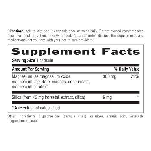 Target-Mins Magnesium with Silica 300 mg 120 Vegetarian Capsules