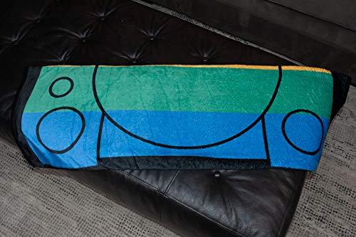 JUST FUNKY Playstation Soft Fleece Throw Blanket | 45 x 60 Inch Lightweight Cozy Blanket