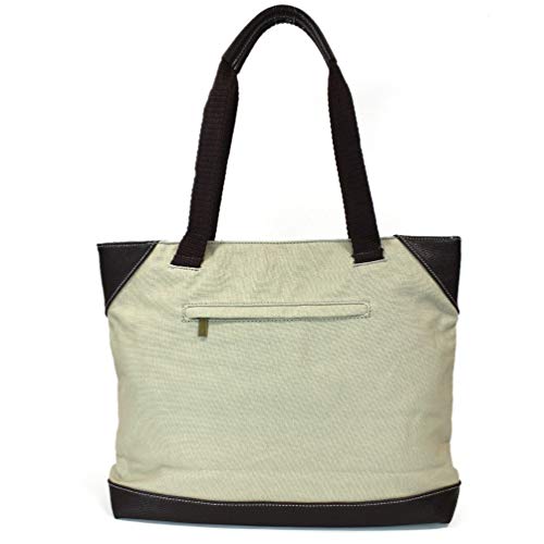 Chala Handbags Safari Giraffe Canvas Tote Purse