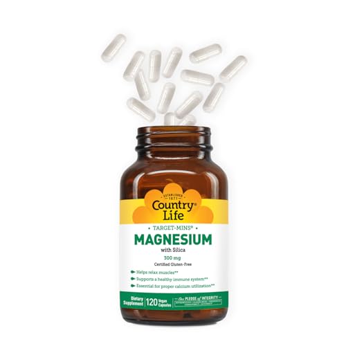 Target-Mins Magnesium with Silica 300 mg 120 Vegetarian Capsules