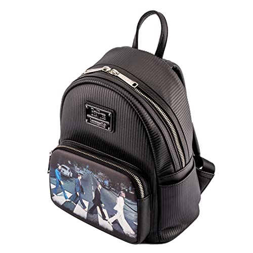 Loungefly The Beatles Abbey Road Womens Double Strap Shoulder Bag Purse