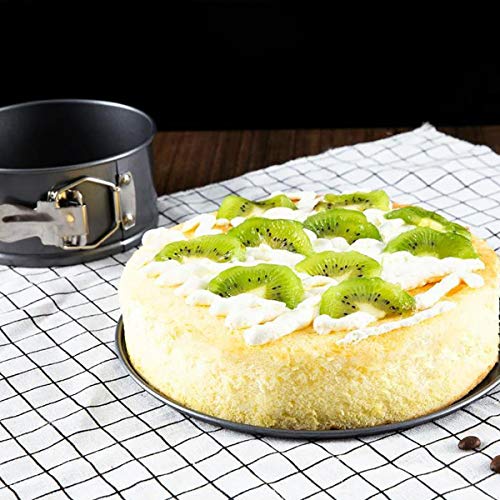 OMBX 4 Inch Cake Pan, Non-Stick Cheesecake Pan, Cake Pan, Springform Pan, Removable Bottom Cake Pan - Black