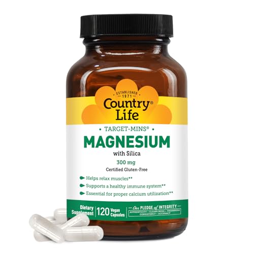 Target-Mins Magnesium with Silica 300 mg 120 Vegetarian Capsules