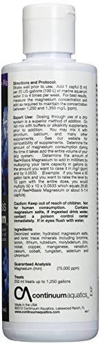 Continuum Aquatics ACO30524 Reef Basis Magnesium Liquid for Aquarium, 8.5-Ounce