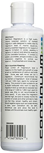 Continuum Aquatics ACO30524 Reef Basis Magnesium Liquid for Aquarium, 8.5-Ounce