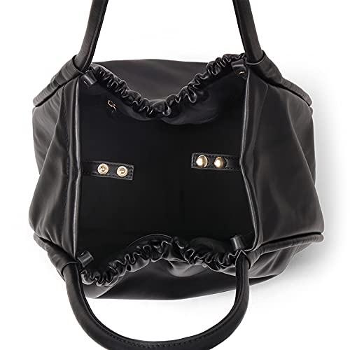 Lulu Dharma Tote (Black, Pleated Tote)