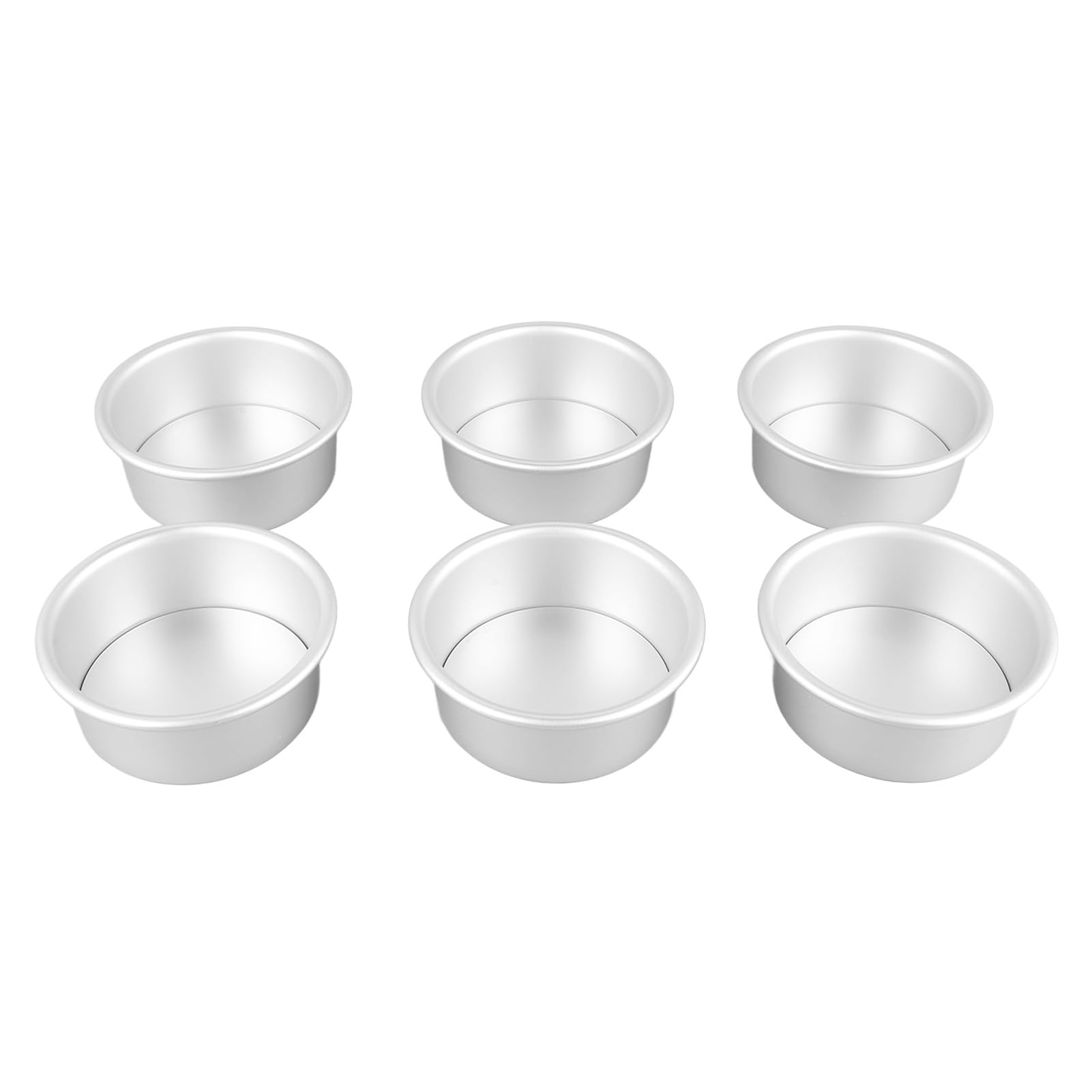 HaseM Round Cake Pan, Widely Used Nonstick Cake Pan 4 Inch Aluminum Alloy for Birthday