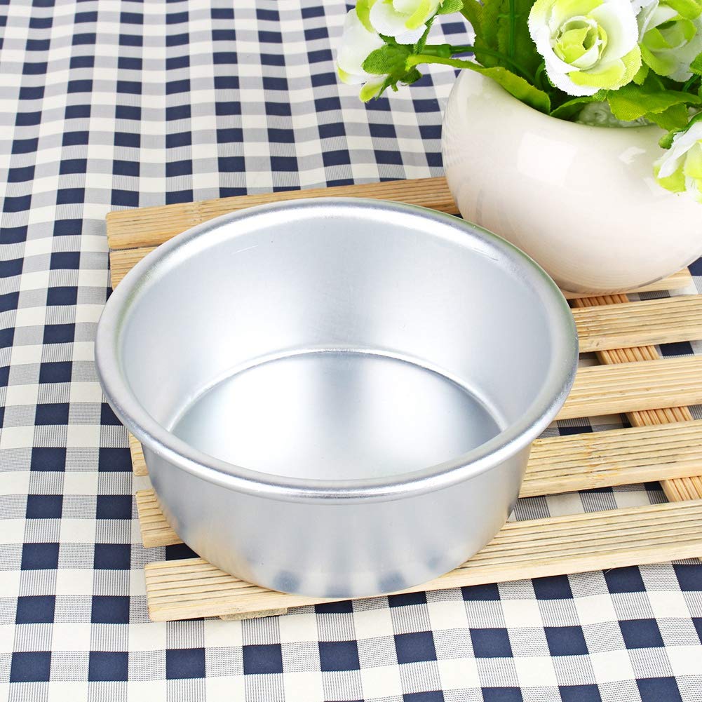 Small Cake Pan, 4 inch Cake Pan Aluminum Alloy Round Cake Pan Nonstick Circle Cake Pan Baking Mold Bakeware