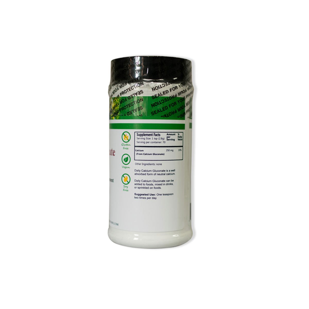 Daily Manufacturing Calcium Gluconate Powder 7 oz, 200 Grams Natural Calcium Dietary Supplement (2)