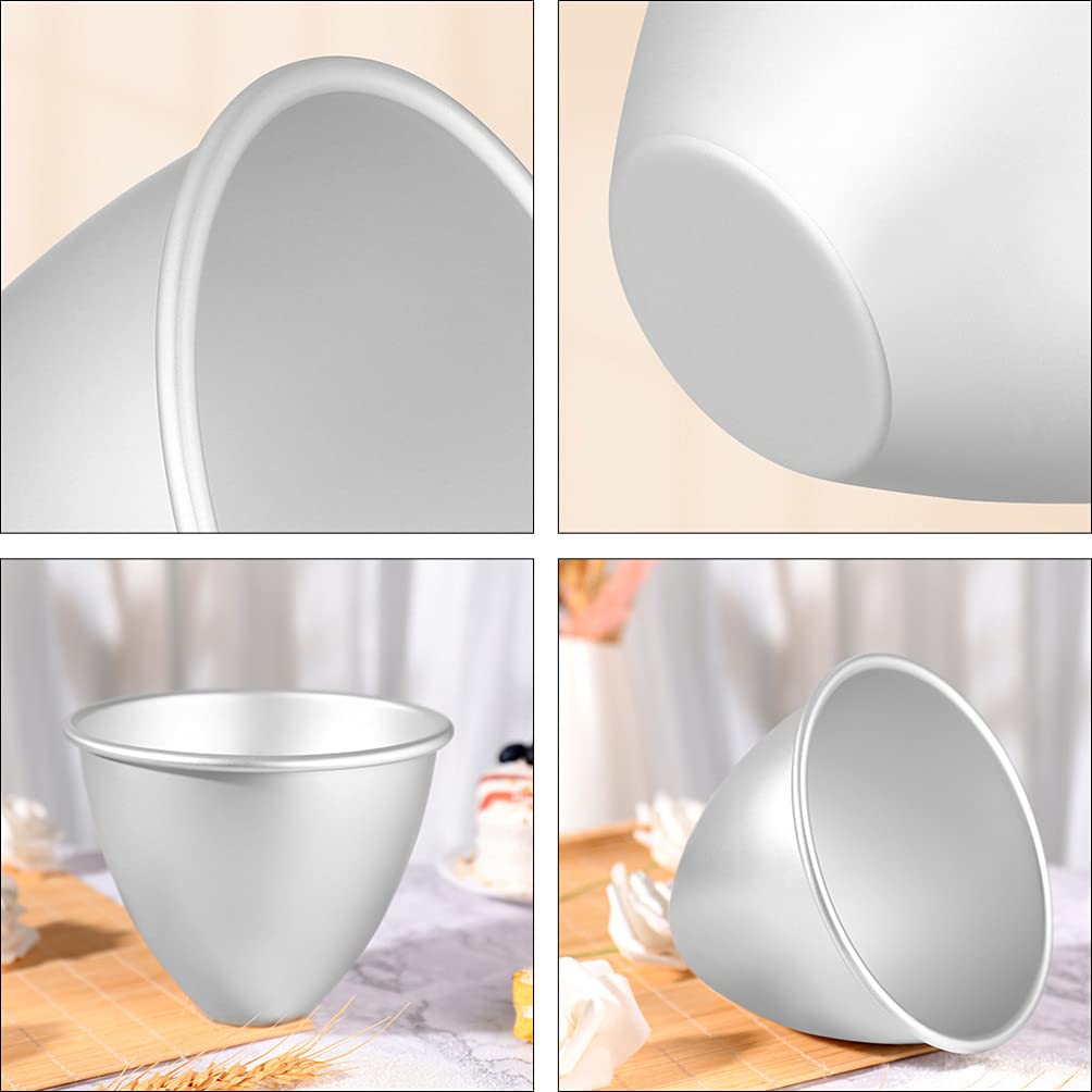DOITOOL 2pcs Aluminium Alloy Doll Cake Pan Mold Princess Doll Cake Mold Baking Non Stick Dessert Mold Shaper Pastry Food Mold Baking Tools for Home Party 4inch