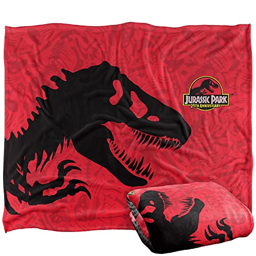 Jurassic Park 25Th Anniversary Officially Licensed Silky Touch Super Soft Throw Blanket 50" x 60"
