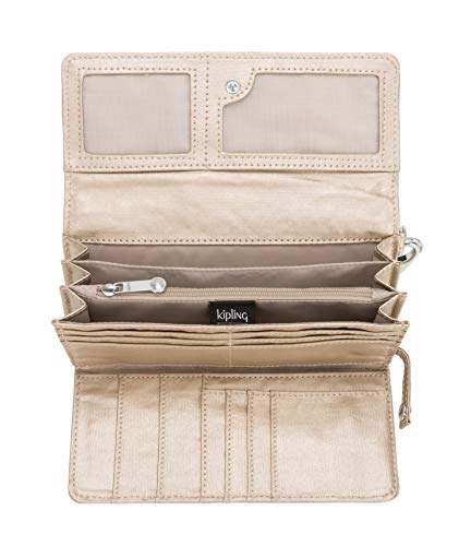 Kipling Rubi Large Wristlet Wallet - Starry Gold Metallic