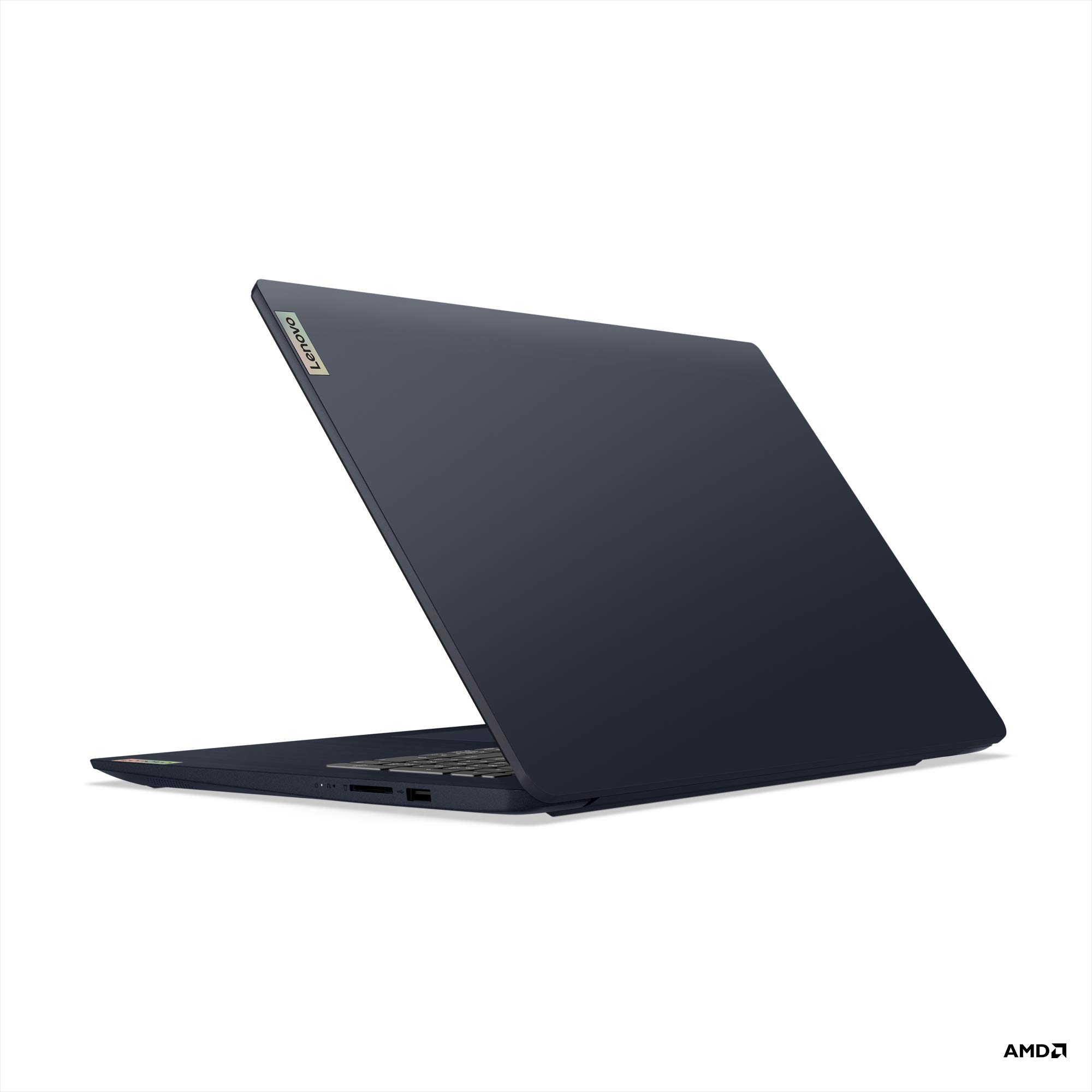 Lenovo IdeaPad 3 Laptop, 17.3" HD+ Display, AMD Ryzen 5 5500U, 8GB RAM, 512GB Storage, AMD Radeon 7 Graphics, Windows 10 Home, Abyss Blue