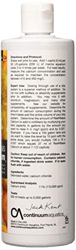 Continuum Aquatics ACO30505 Reef Basis Calcium Liquid for Aquarium, 16.9-Ounce