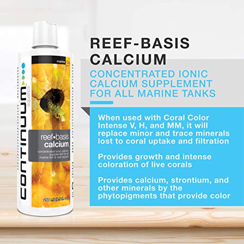 Continuum Aquatics ACO30505 Reef Basis Calcium Liquid for Aquarium, 16.9-Ounce