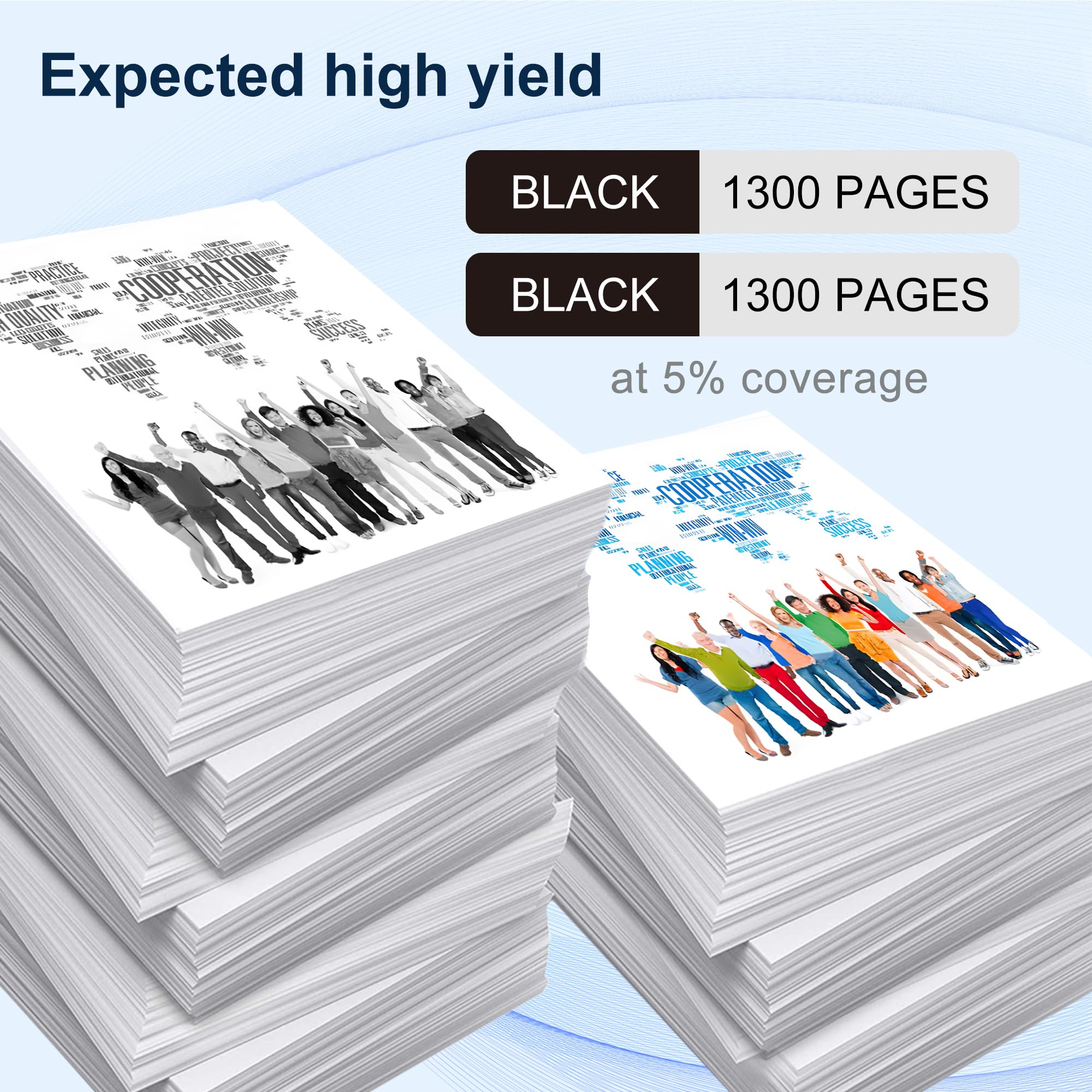 2-Pack Compatible HP 130A Black Toner Cartridges Works with HP Color Laserjet Pro MFP M177fw,M176n Printer Ink