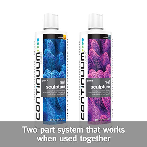 Continuum Aquatics Reef Sculpture A - Ionically Balanced Calcium & Alkalinity System for All Marine Fish & Reef Aquariums, 2 Liter