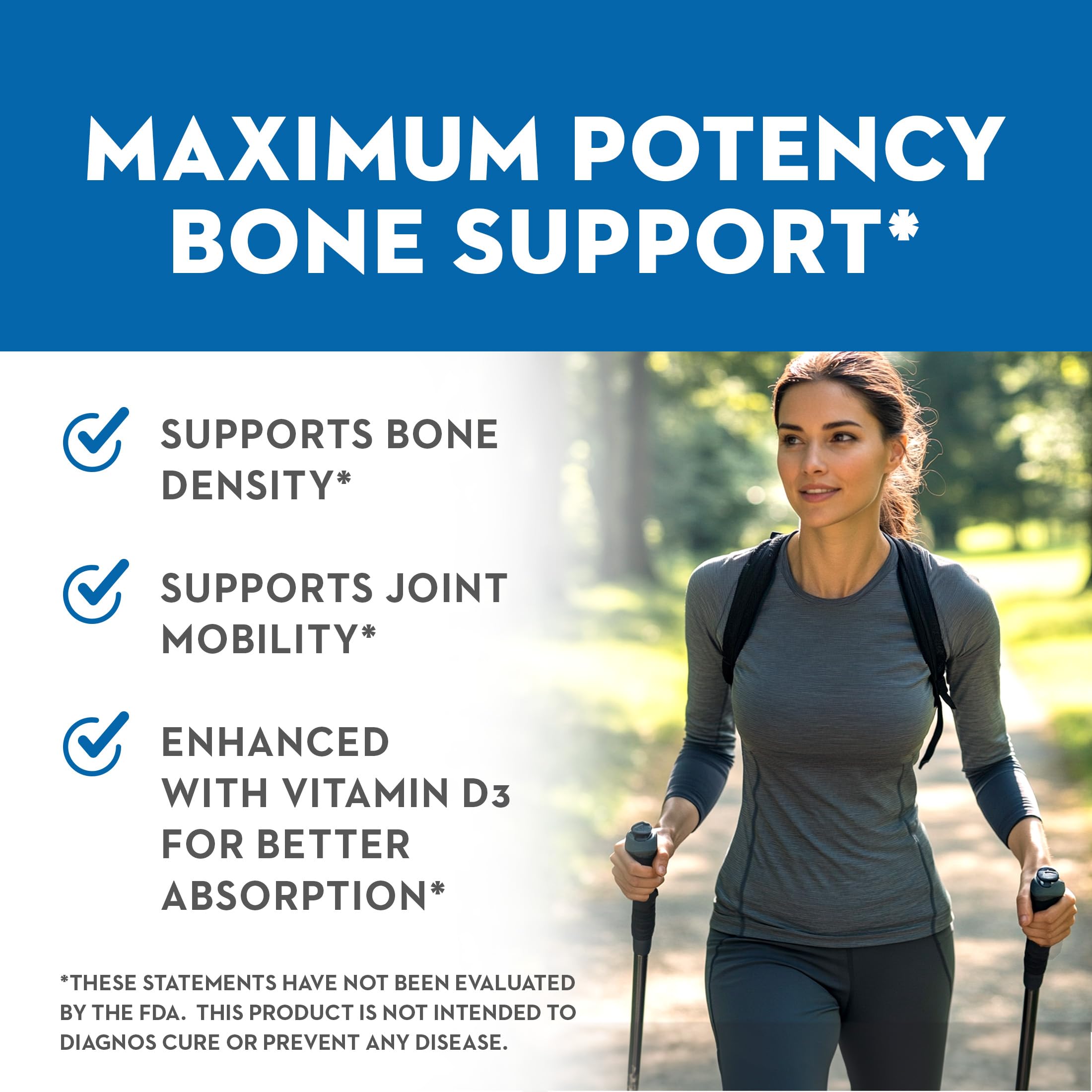 VITAMINERALS 95 Primacal® Bone Support Maximum Potency Calcium, Magnesium for Bone Loss (120)