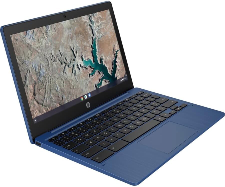 HP Chromebook 11a Laptop, MediaTek MT8183, 4 GB RAM, 64 GB eMMC, 11.6” HD Touchscreen, Chrome OS, Long Battery Life, USB-C Port, Custom-Tuned Speakers, Lightweight Design (11a-na0120nr, 2022)