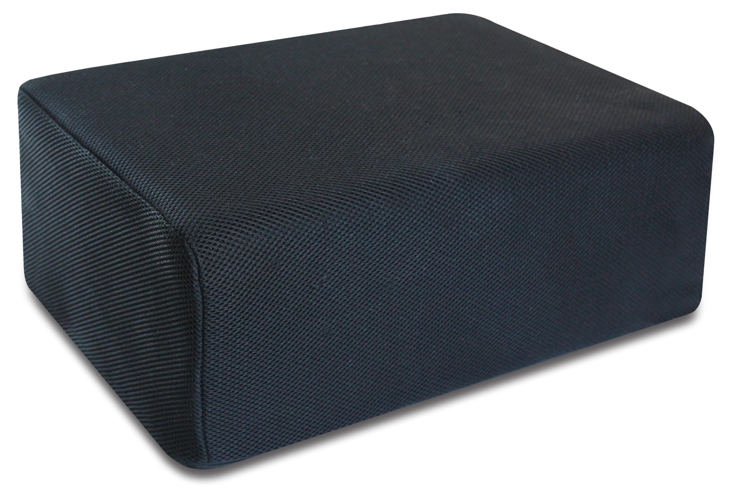 InteVision Extra Large 2-in-1 Footrest for Added Height - Premium Foam Cushion Works Great for Under Desk or bar - Will not Slide on Any Surface (17.5" X 12" x 8")