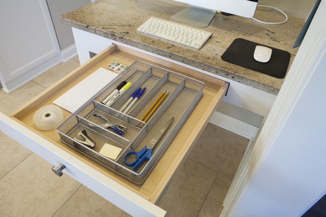 Grayline 41855, Large Mesh Drawer Organizer, Platinum