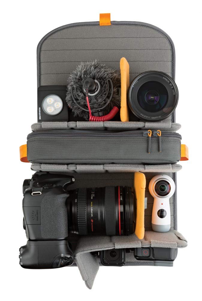 Lowepro Freeline Camera Backpack 350 AW, Black. Versatile Daypack Designed for Travel, Photographers and videographers. for DSLR, Mirrorless, Laptops, Bridge, CSC, Lenses and Travel Gear.