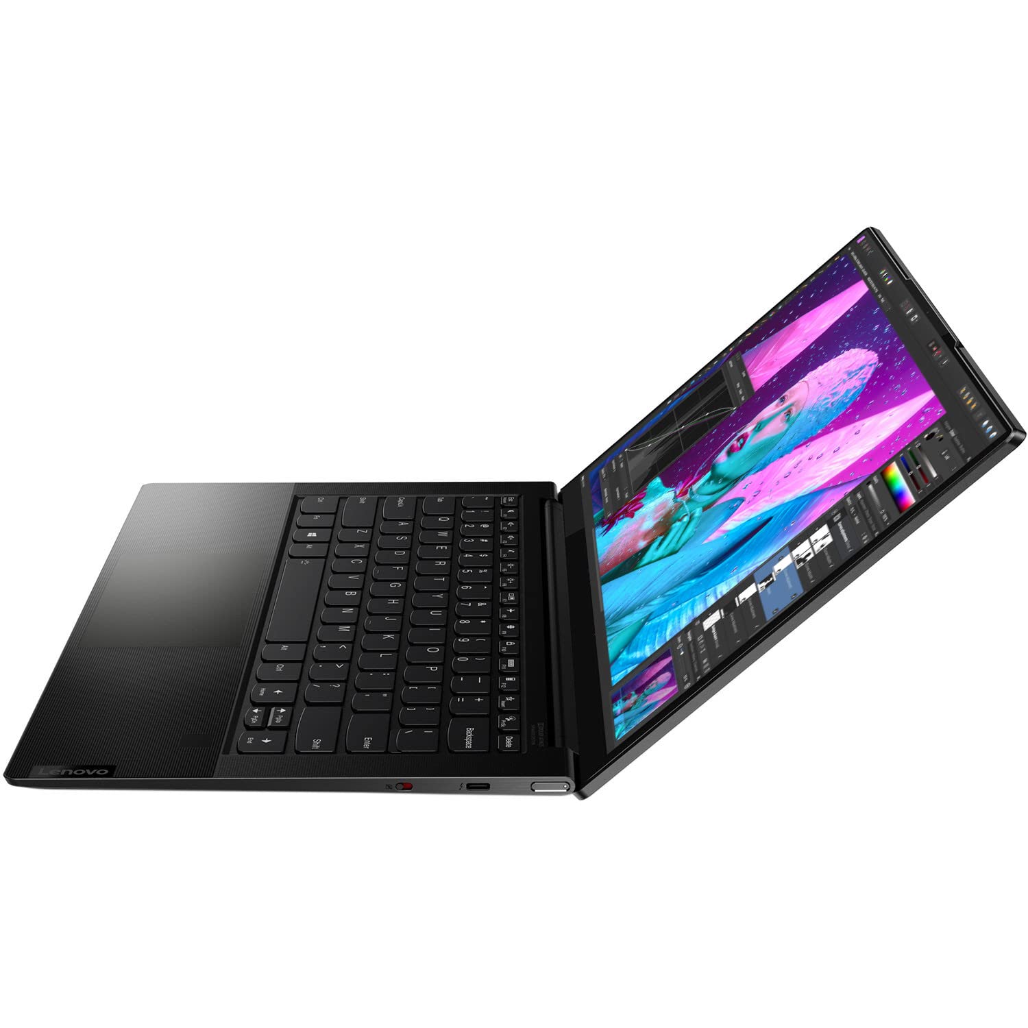 Lenovo IdeaPad Slim 9i 14" 4K UHD Touchscreen Ultra Business Laptop, Intel Core i7-1165G7 EVO, 16GB LPDDR4x, 512GB PCIe SSD, Backlit KB, FP Reader, Thunderbolt 4, Windows 11 Pro, Shadow Black