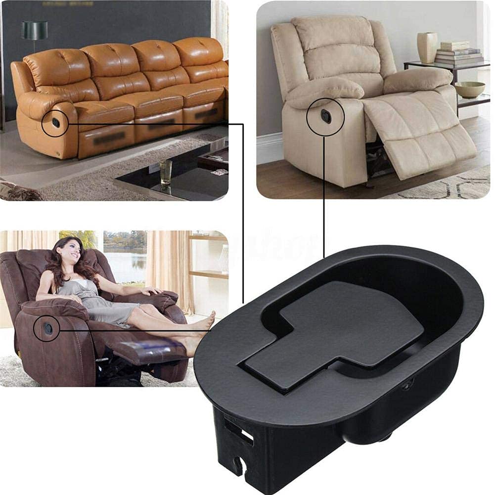 AnHuaYK Aluminum Alloy Black Switch Spring Cable, Sofa and Chair Matching Furniture Hardware Accessories Durable Recliner Repair Set(black)