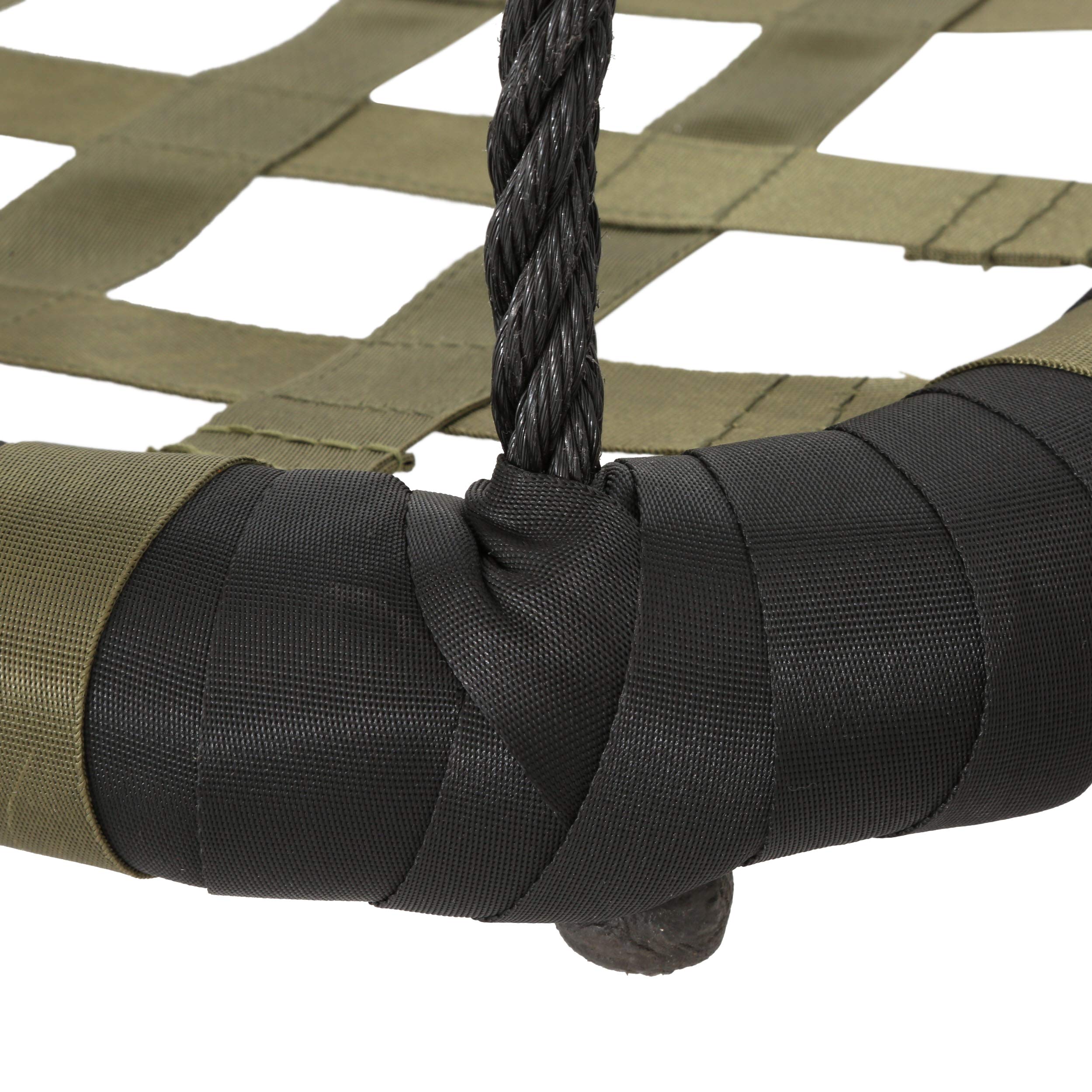 Gorilla Playsets 04-0030-BK/G/BK Chill 'N Swing with Nylon Rope, Nylon, Multi-Child Swing - Green & Black
