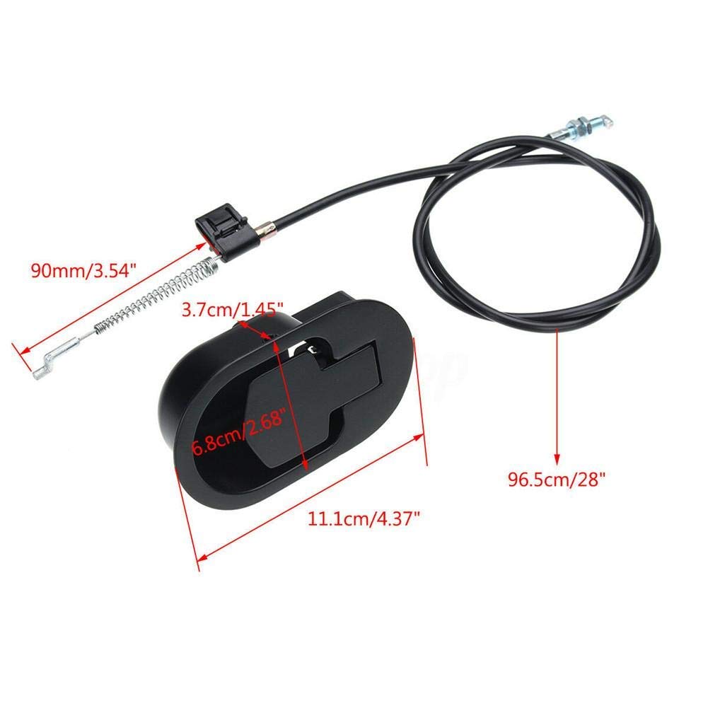 AnHuaYK Aluminum Alloy Black Switch Spring Cable, Sofa and Chair Matching Furniture Hardware Accessories Durable Recliner Repair Set(black)