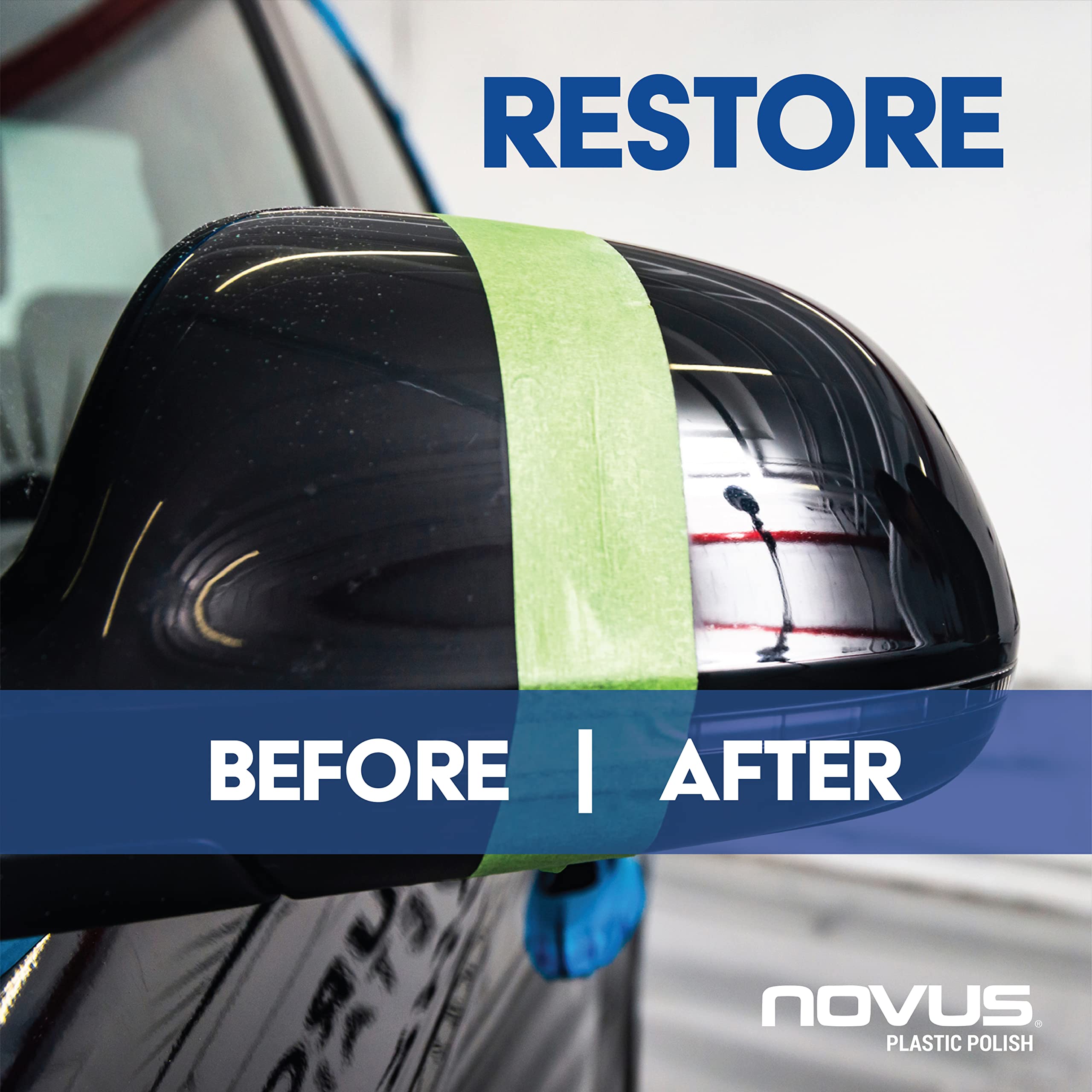 NOVUS-PK2-2 | Plastic Clean & Shine #1, Fine Scratch Remover #2 and Polish Mates Pack | 2 Ounce Bottles