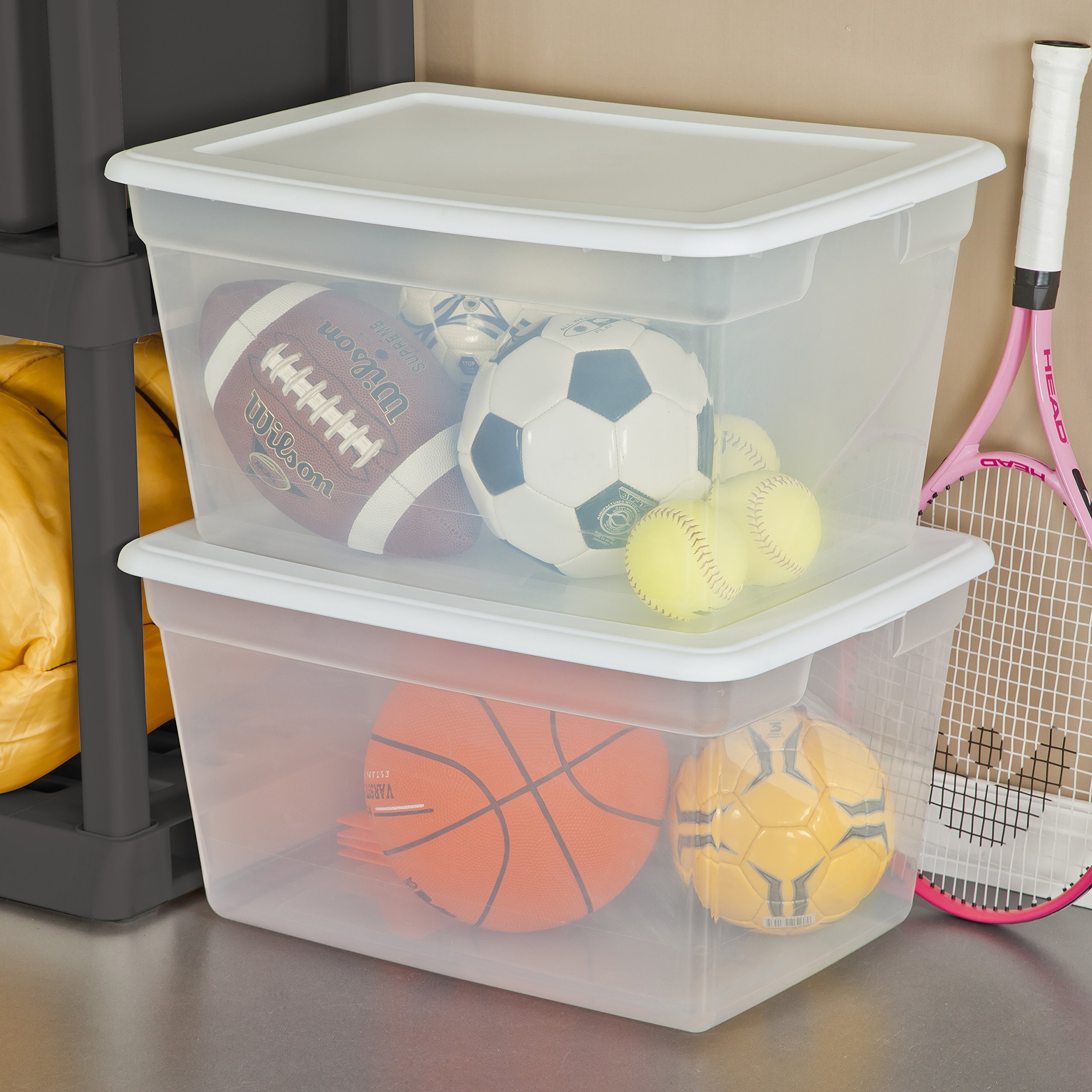 Sterilite 58 Qt Storage Box 8pcs