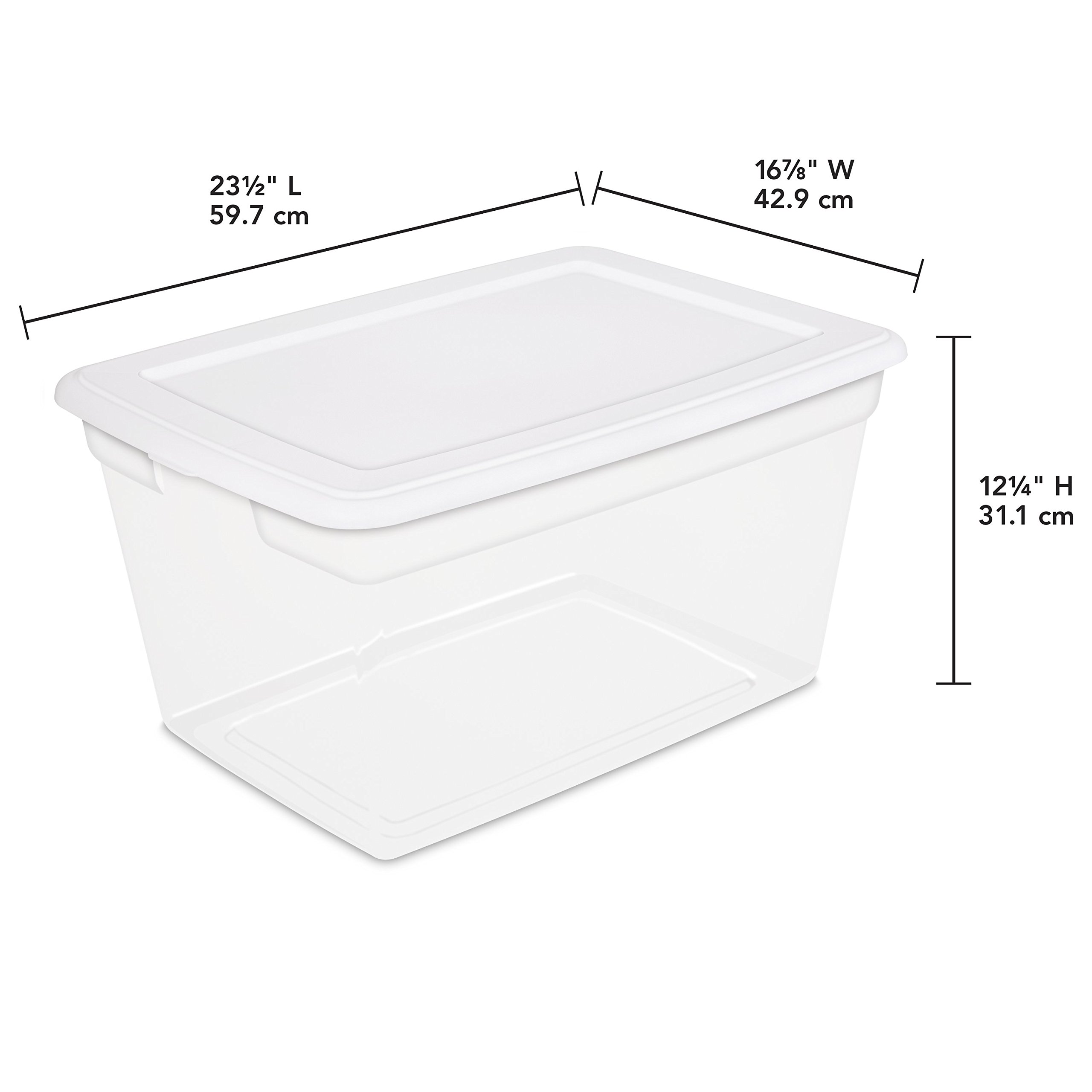 Sterilite 58 Qt Storage Box 8pcs