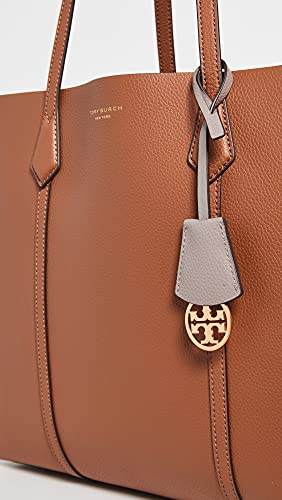 Tory Burch Women's Perry Triple Compartment Tote, Light Umber, Brown, One Size