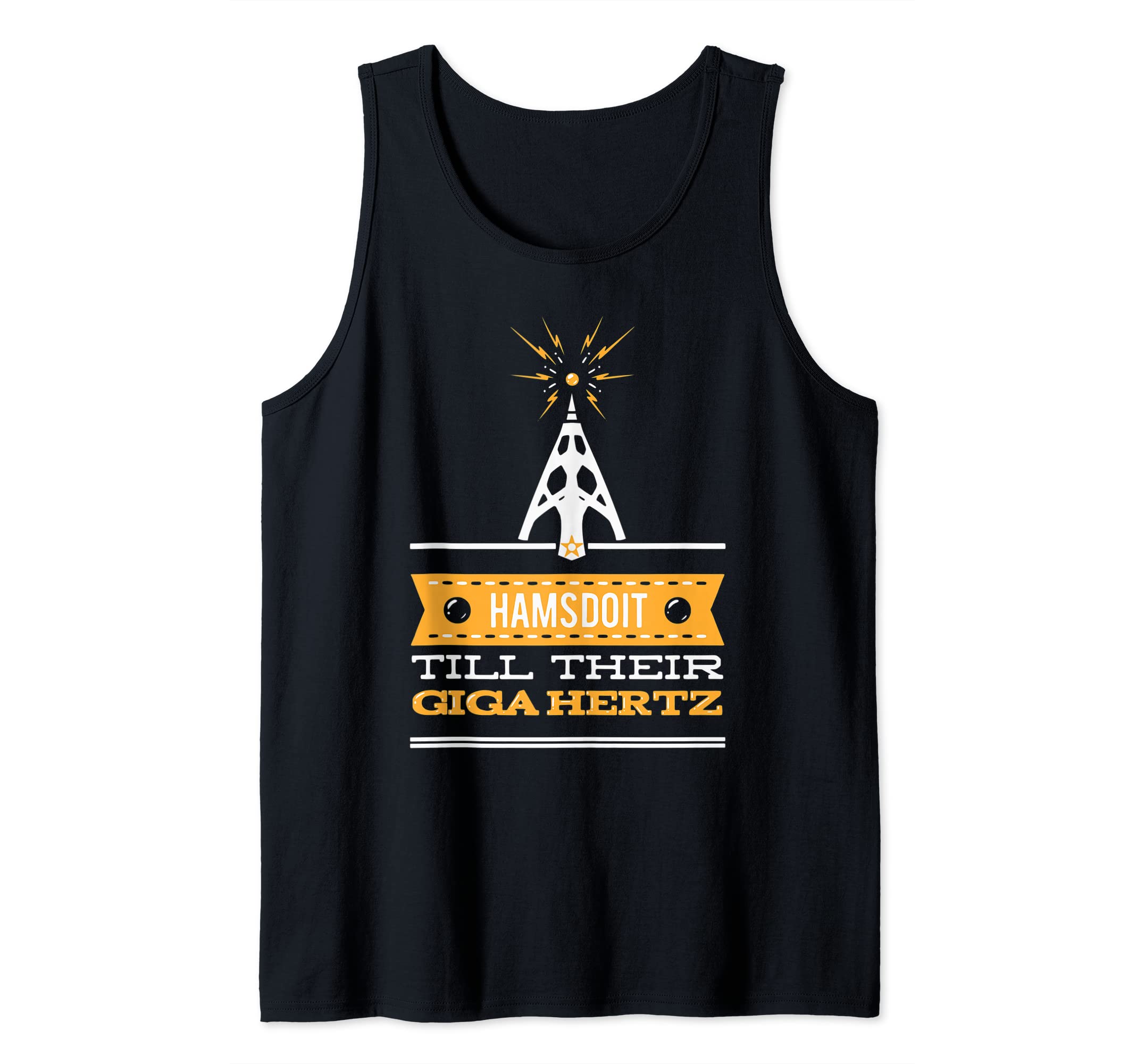 Pride Ham Radio Operator Hams Do It Till There Gigahertz Tank Top