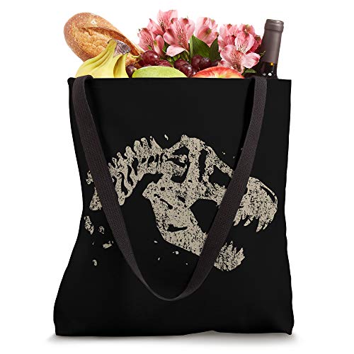 Distressed T-REX Skull- Tyrannosaurus Rex Dinosaur Fossil Tote Bag