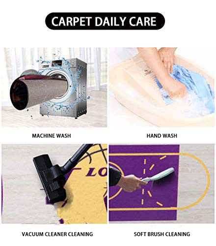 Basketball Team Star Personality 3D Image Area Rugs, Super Hero Pattern Carpet Home Living Room Balcony Study Non-Slip Mat,Fan Figures Mat for Living Room Bedroom Play Area Rugs…