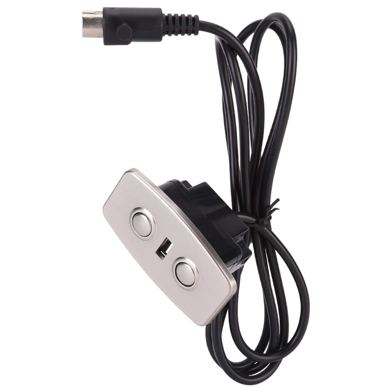 EVTSCAN Remotes Port Hand Controller Electric Recliner Chair Sofa Lifting 2 Button Hand Switch with Dual USB